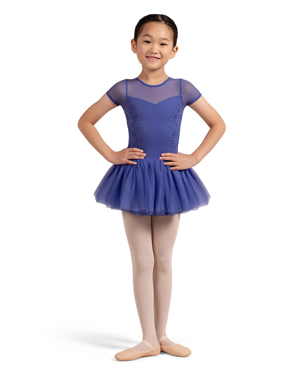 Bloch Tulip High Neck Mesh Embroidered Tutu Ballet Dress - CL4232 Girl ...