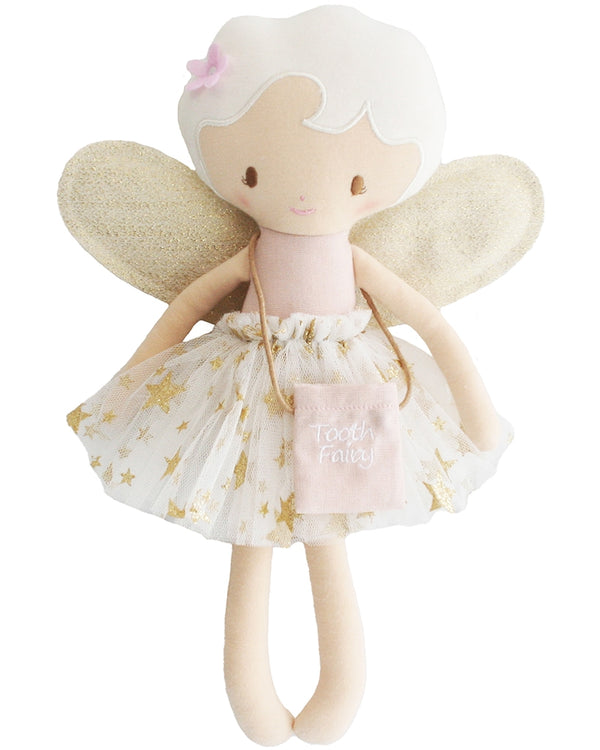 Alimrose Tilly the Tooth Fairy Plush Doll 35cm - Ivory Gold - Dancewear ...