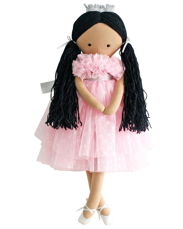 Alimrose Penelope Princess Plush Doll 50cm - Pink Spot Tulle ...