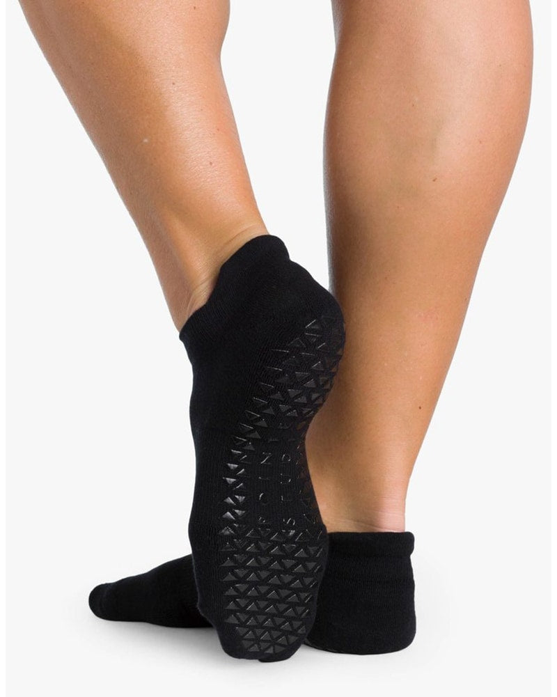 Pointe Studio Union Full Foot Grip Sock - Womens - Black - Dancewear Centre